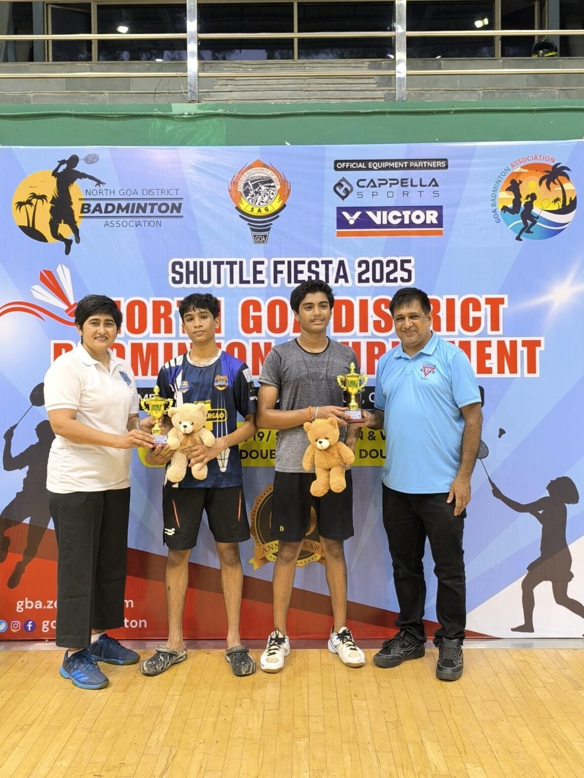 NORTH DISTRICT BADMINTON: ALOISIUS & VANSH, JEWEL & SAMPURNA CLINCH ...