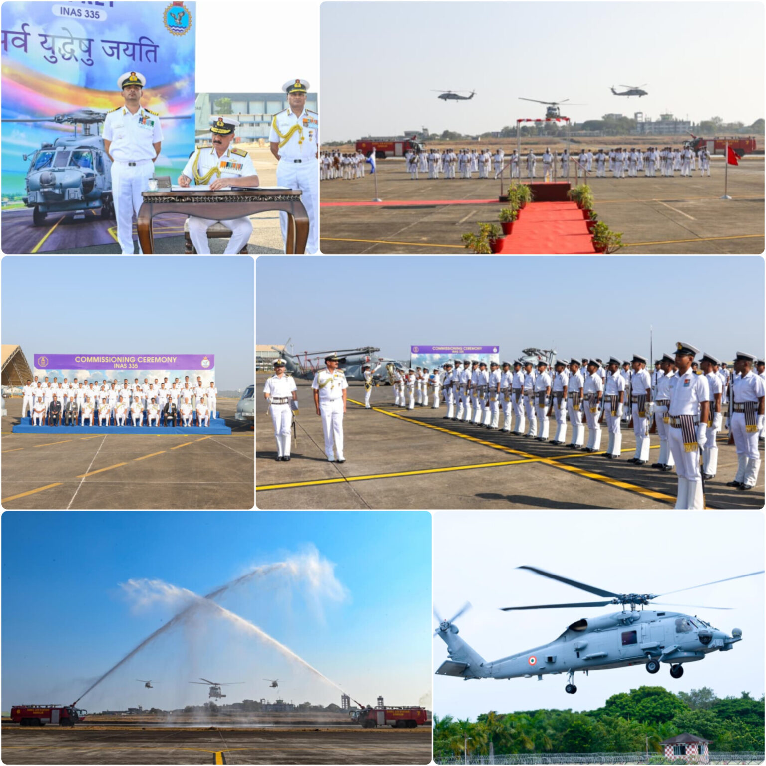 INDIAN NAVY COMMISSIONS SECOND MH-60R HELICOPTER SQUADRON INAS 335 AT ...