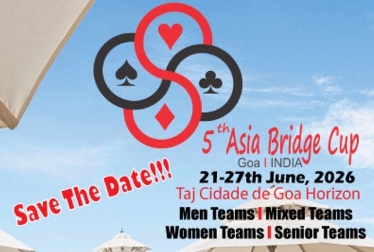 GOA TO HOST 350 PLAYERS FROM 16 NATIONS AT 5TH ASIA CUP BRIDGE ...